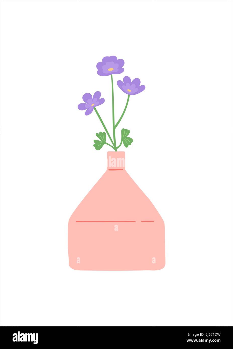 Simple vase Stock Vector Images - Alamy