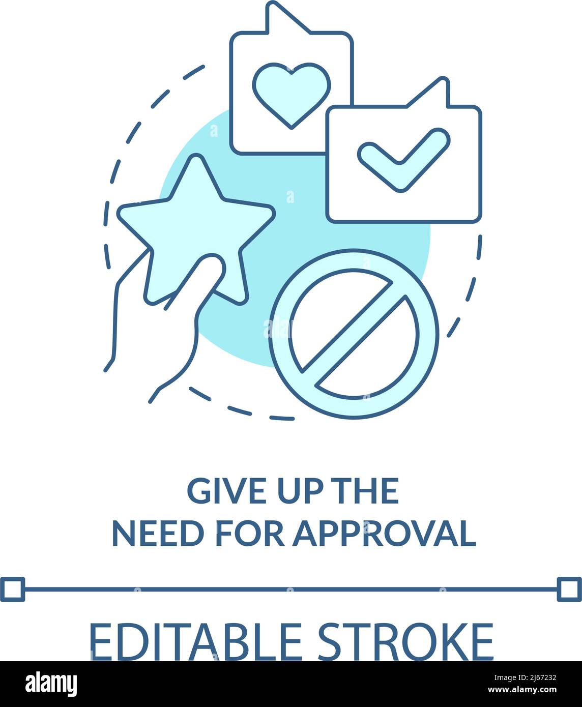 Self approval Stock Vector Images - Alamy