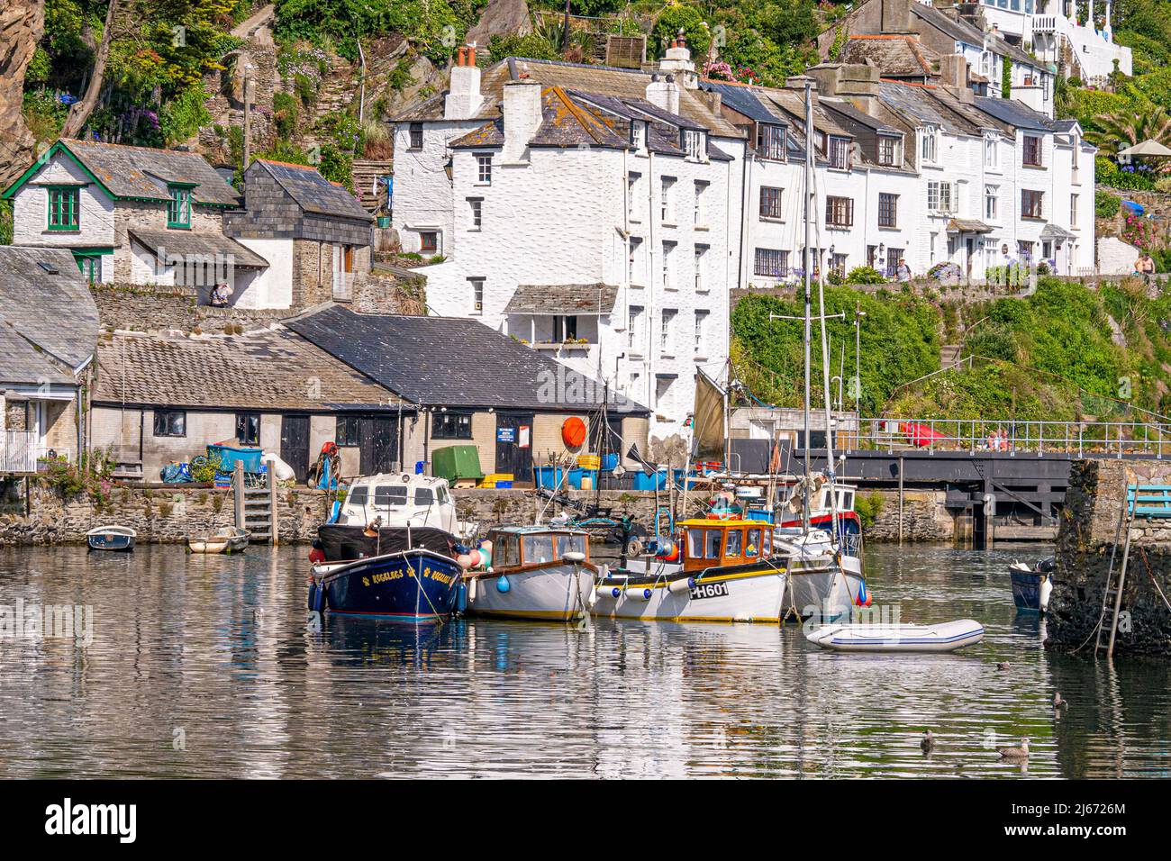 Polperro harbour heritage museum hi-res stock photography and images ...