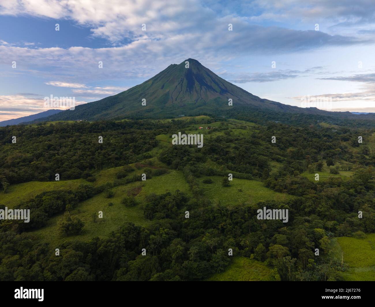 Arenal volcano drone aerial hi-res stock photography and images - Alamy