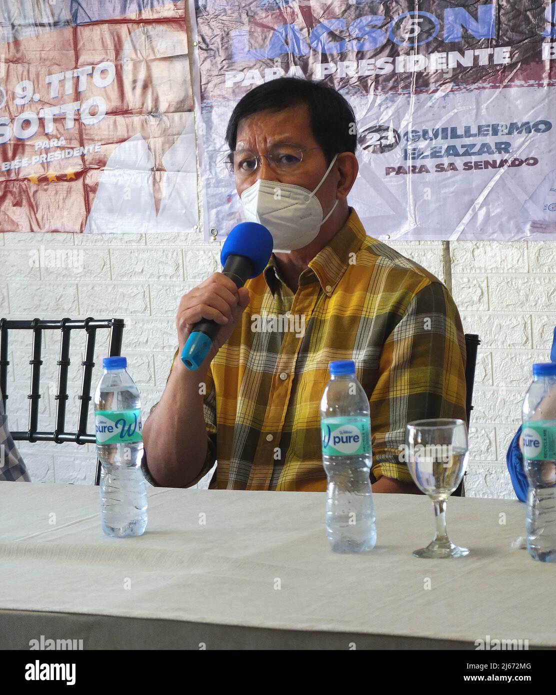 Malabon, Philippines. 28th Apr, 2022. Presidential aspirant, Senator ...