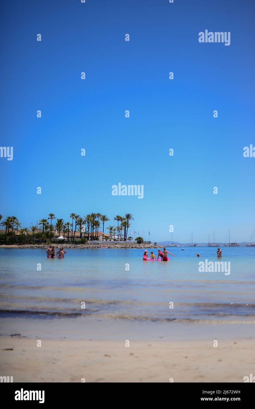 Alcudia beach in Mallorca, Spain Stock Photo - Alamy