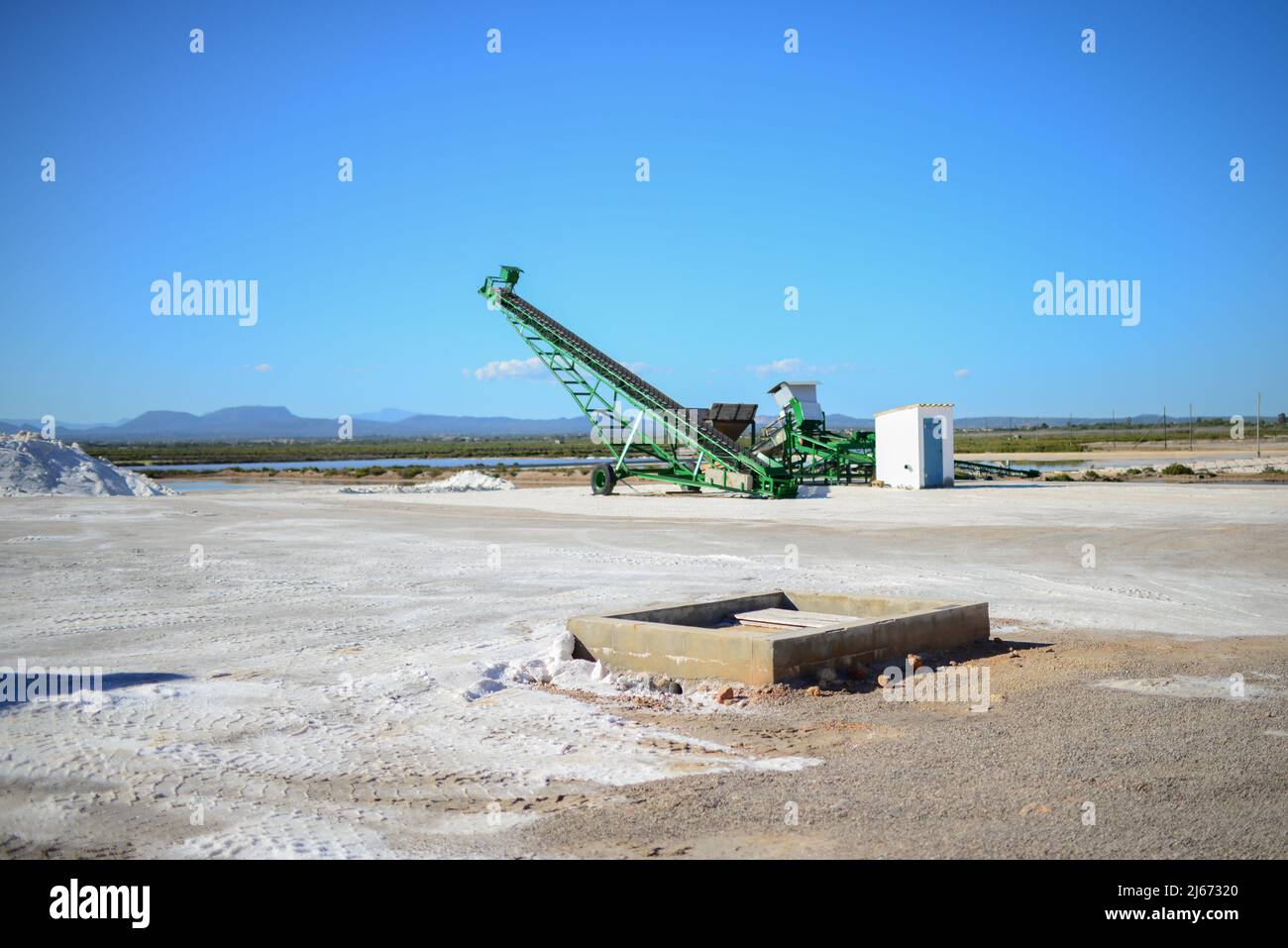Salt mine in Mallorca, Spain Stock Photo - Alamy