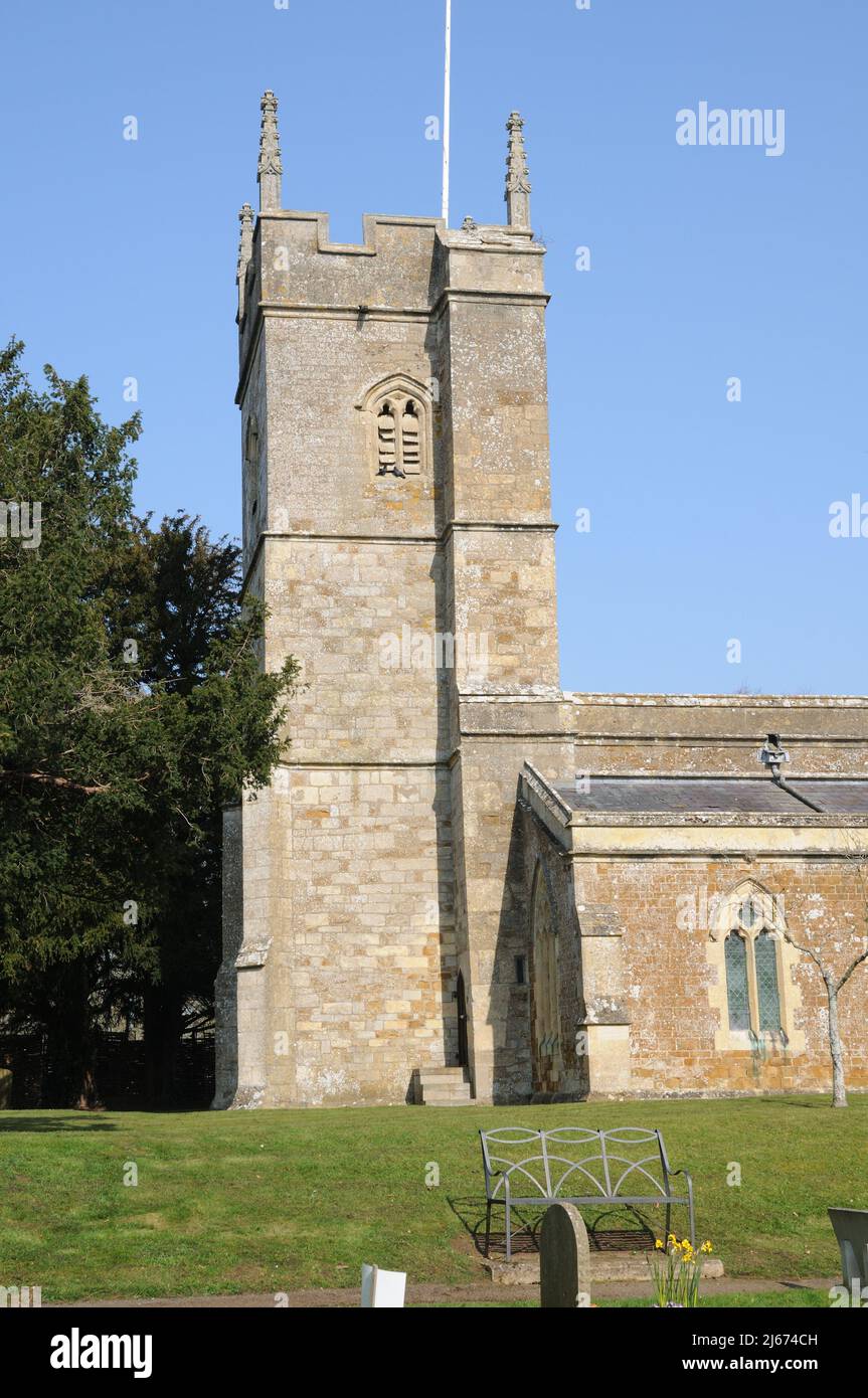 St Andrew Church, Kingham, Oxfordshire Stock Photo - Alamy