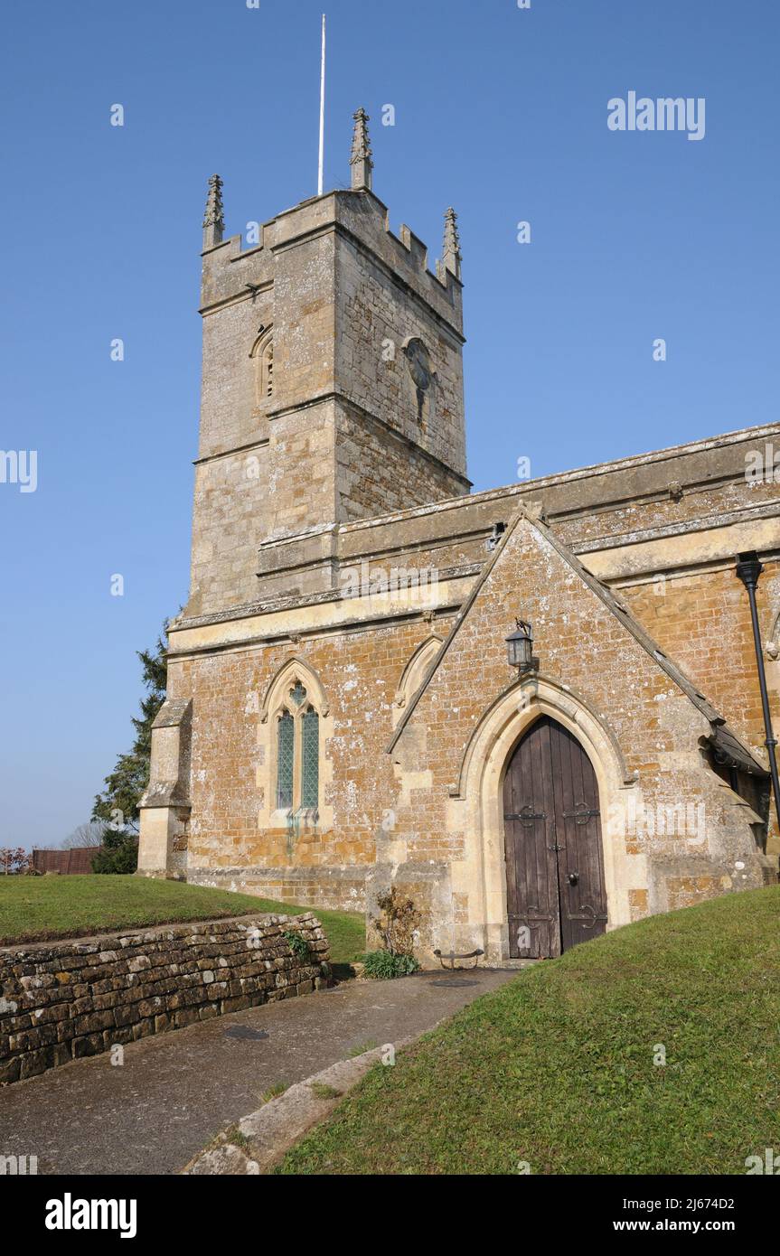 St Andrew Church, Kingham, Oxfordshire Stock Photo - Alamy