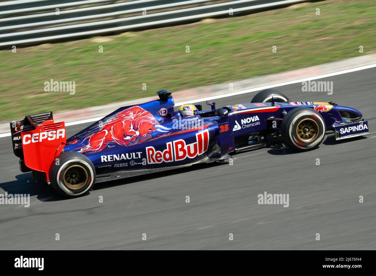 Formula 1 Hungarian Grand Prix 2014. Pictured: Jean-Eric Vergne ...
