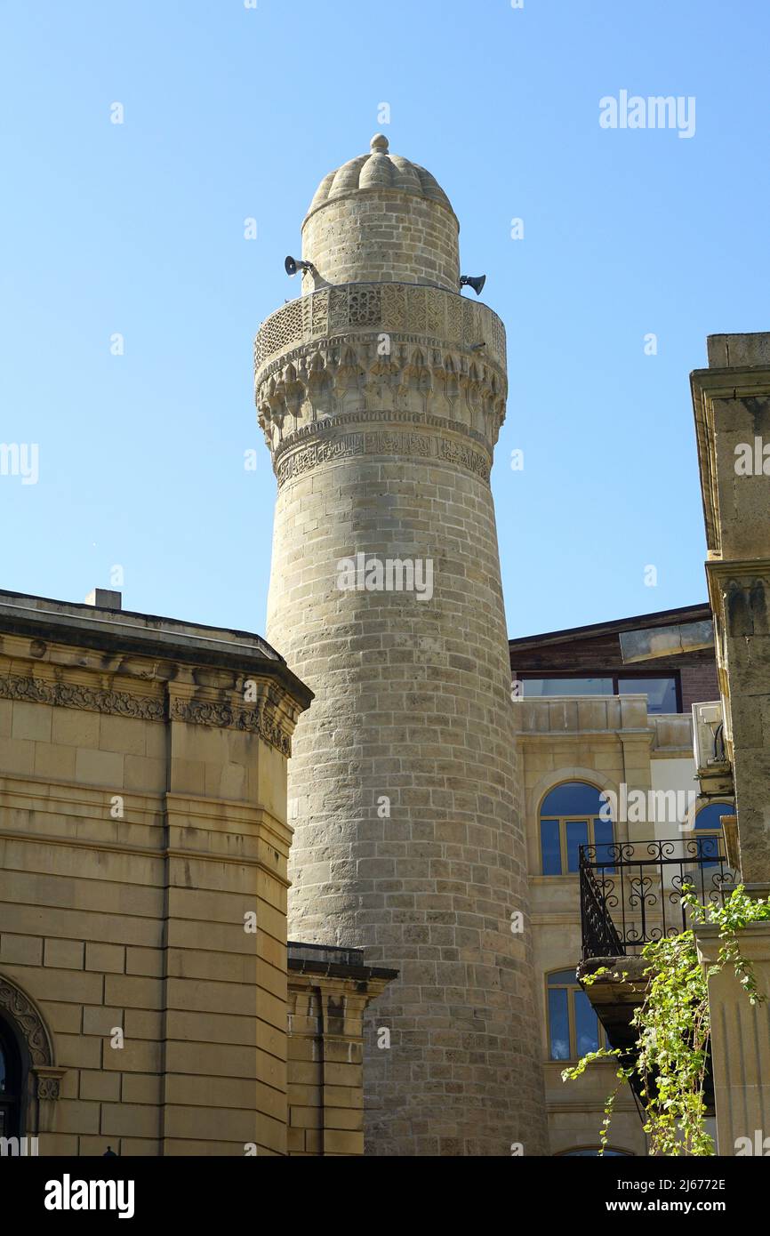 Juma (Friday) Mosque, Icheri Sheher, Old City, Baku, İçərişəhər, Bakı ...