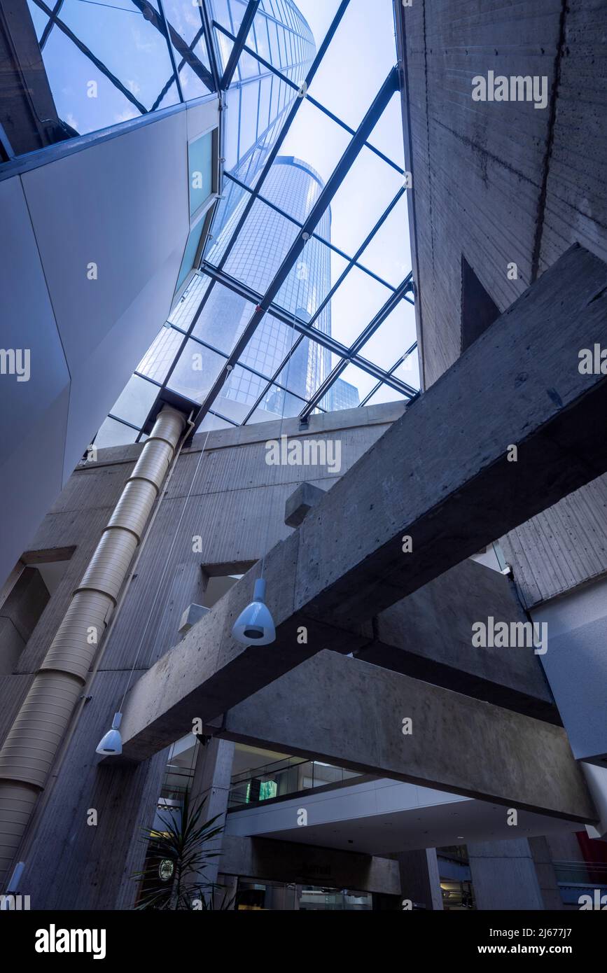 interior, the Renaissance Center (or GM Renaissance Center and ...