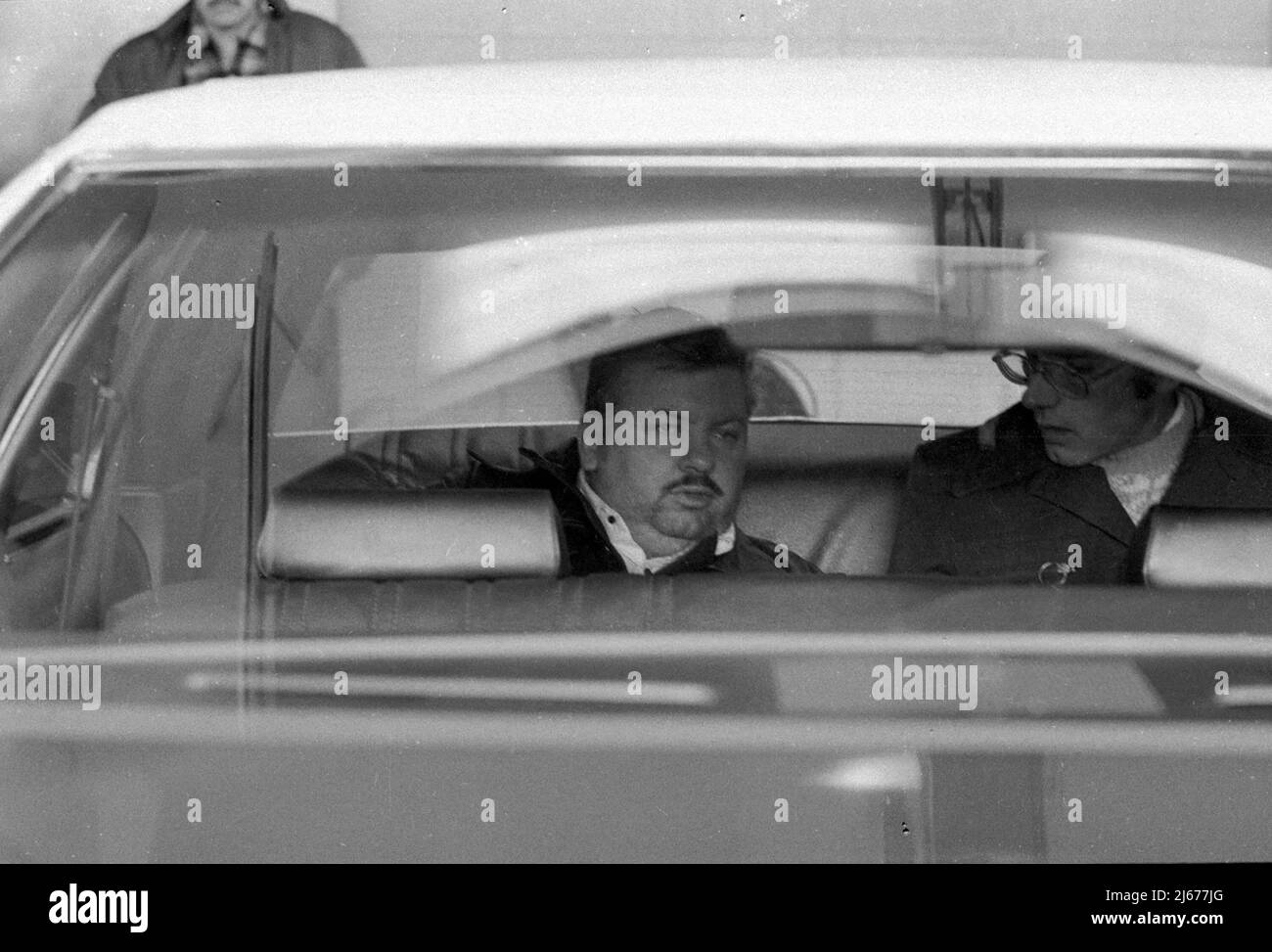 John Wayne Gacy, 36, taken from the Des Plaines Police Station en route ...