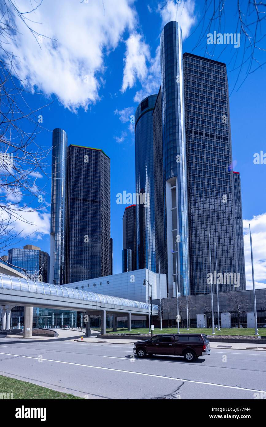 exterior, The Renaissance Center (or GM Renaissance Center and ...