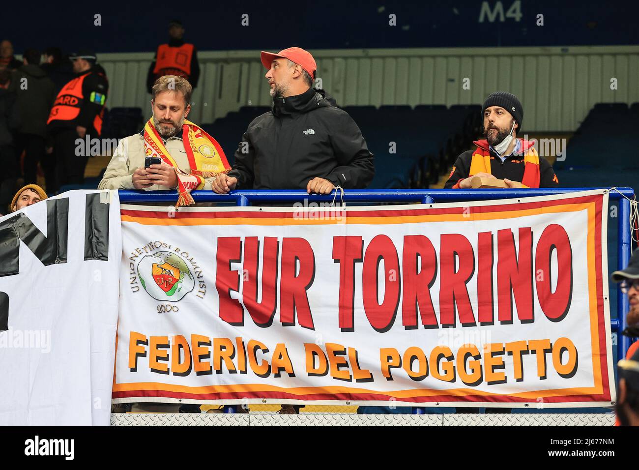 Roma fans banners hi-res stock photography and images - Alamy