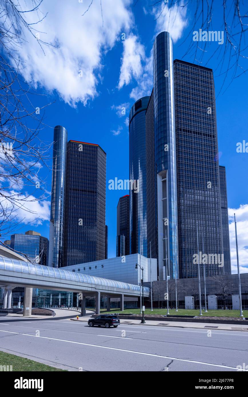 exterior, The Renaissance Center (or GM Renaissance Center and ...