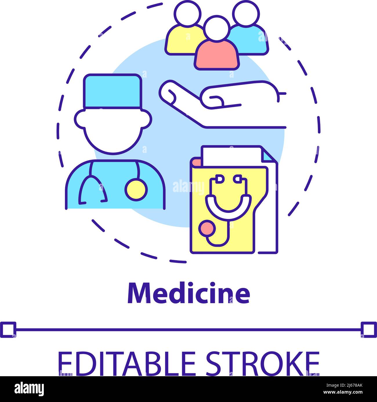 Medicine concept icon Stock Vector Image & Art - Alamy