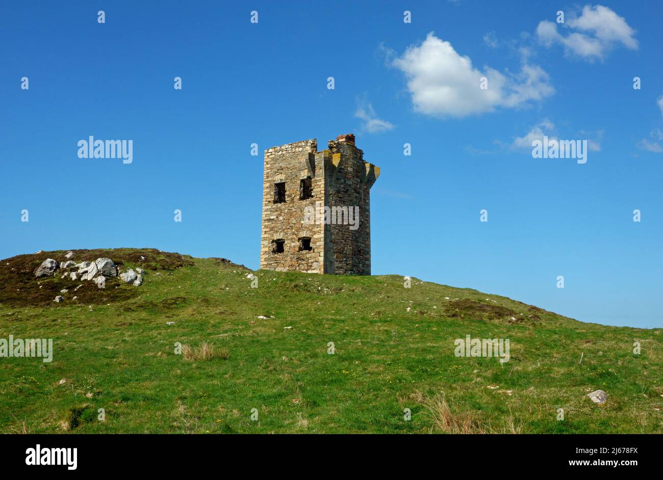 View on Crohy Tower - The signal tower, Maghery, Co, Donegal, Ireland ...
