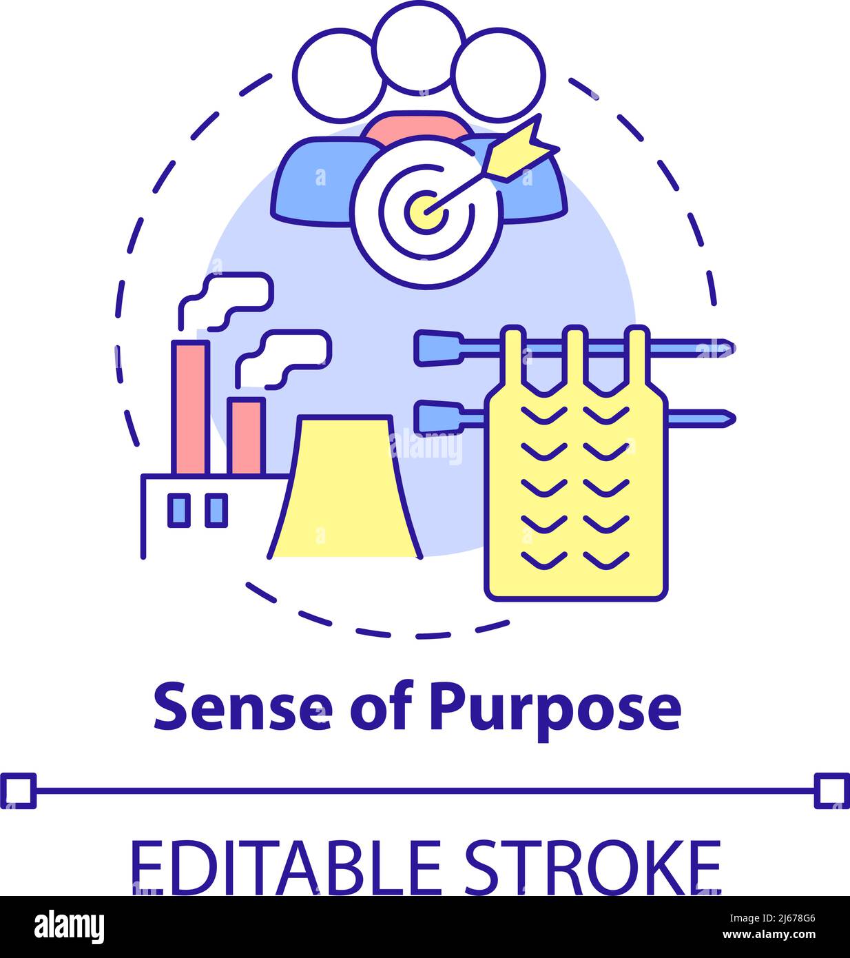 Sense of purpose Stock Vector Images - Alamy