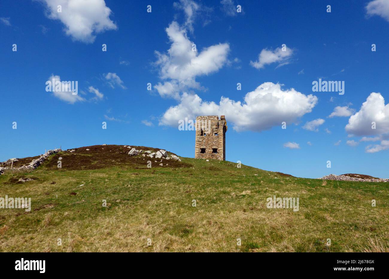 View on Crohy Tower - The signal tower, Maghery, Co, Donegal, Ireland ...