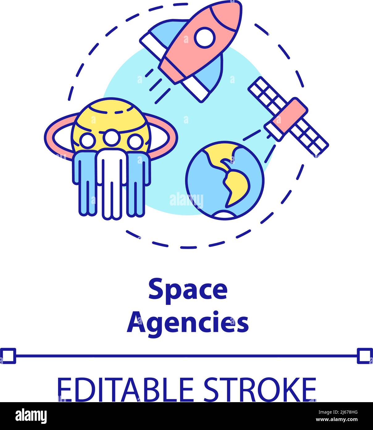 Space agencies concept icon Stock Vector Image & Art - Alamy Space agencies concept icon Stock Vector Image & Art - Alamy
