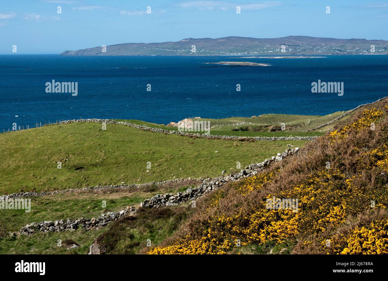 View from Crohy head on Inis island , Maghery, Co, Donegal, Ireland ...