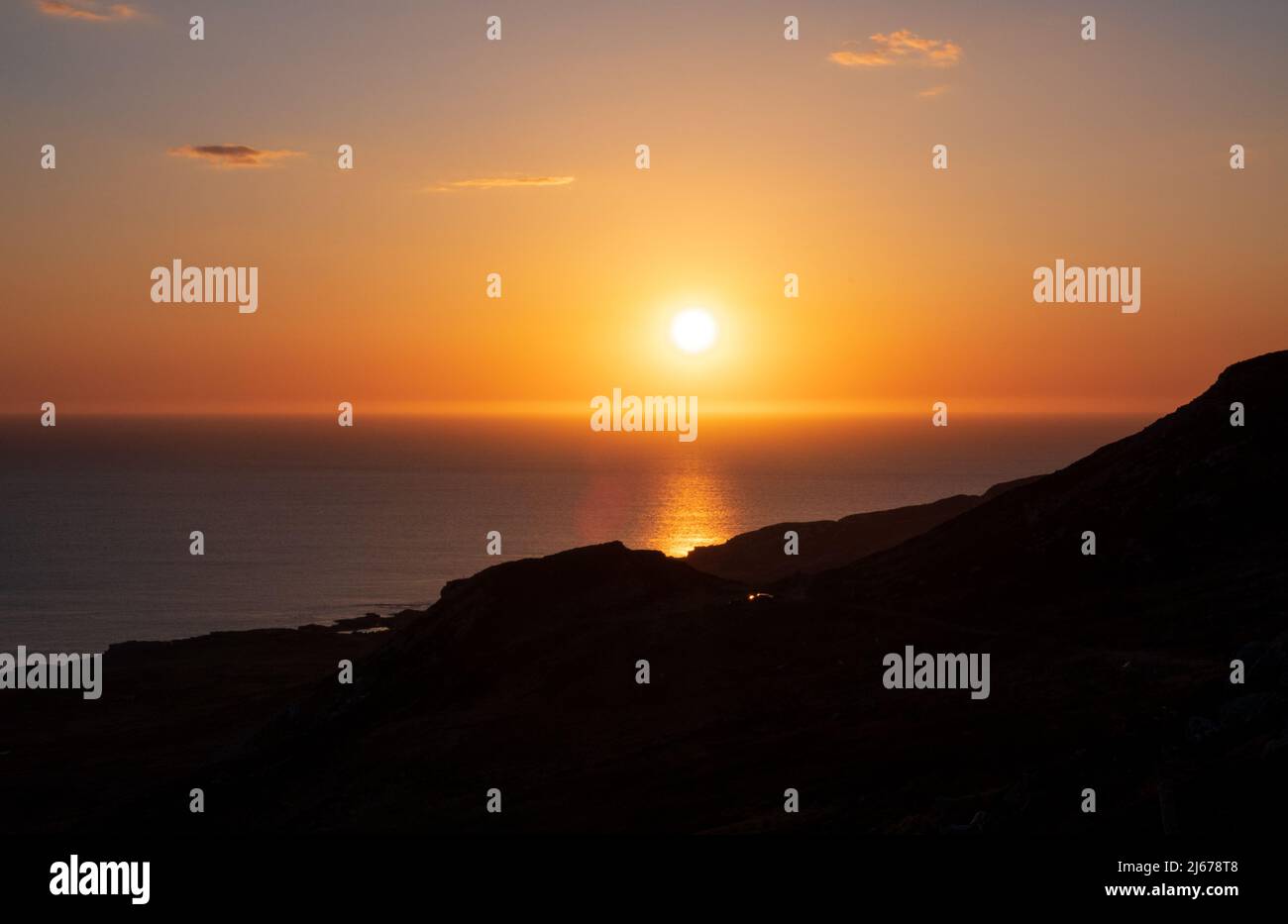 Beautiful Sunset on Crohy head coast, Maghery, Co, Donegal, Ireland ...