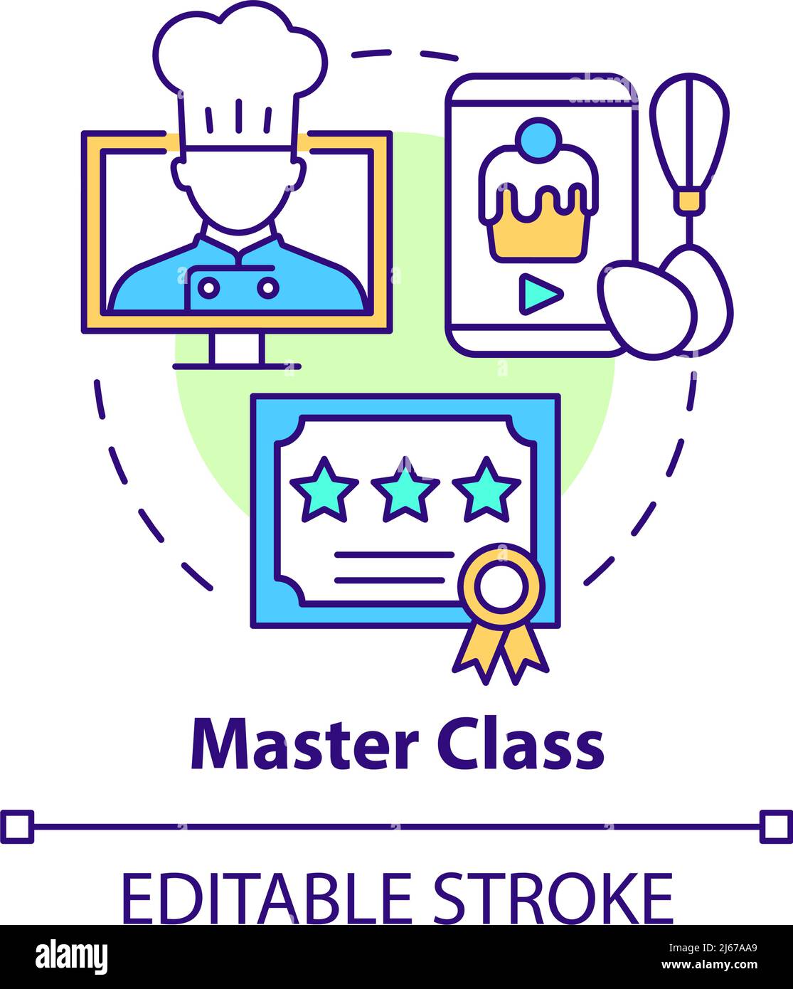 Master class concept icon Stock Vector Image & Art - Alamy