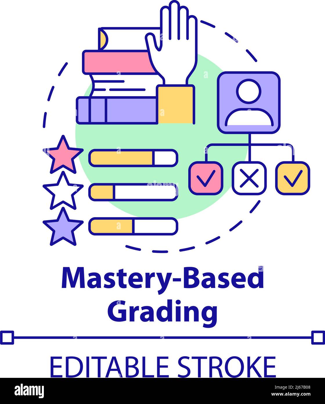 Grading logo hi-res stock photography and images - Alamy