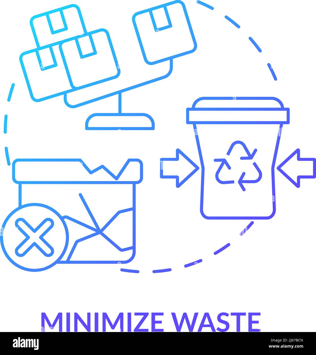 Lean manufacturing waste Stock Vector Images - Alamy