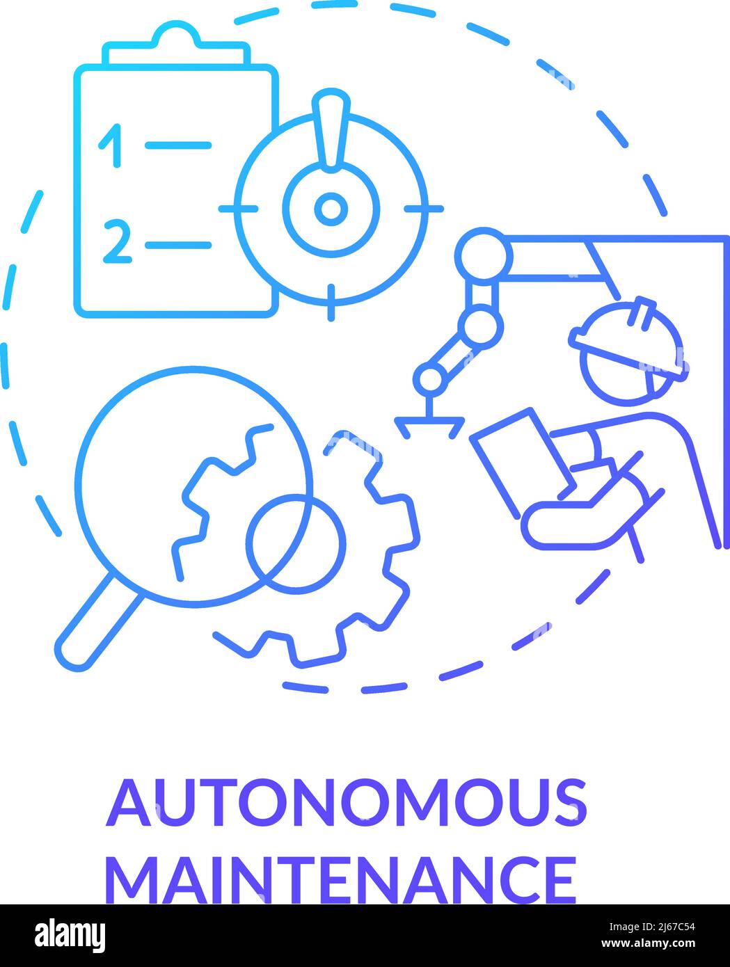 Autonomous maintenance blue gradient icon Stock Vector Image & Art - Alamy Autonomous maintenance blue gradient icon Stock Vector Image & Art - Alamy