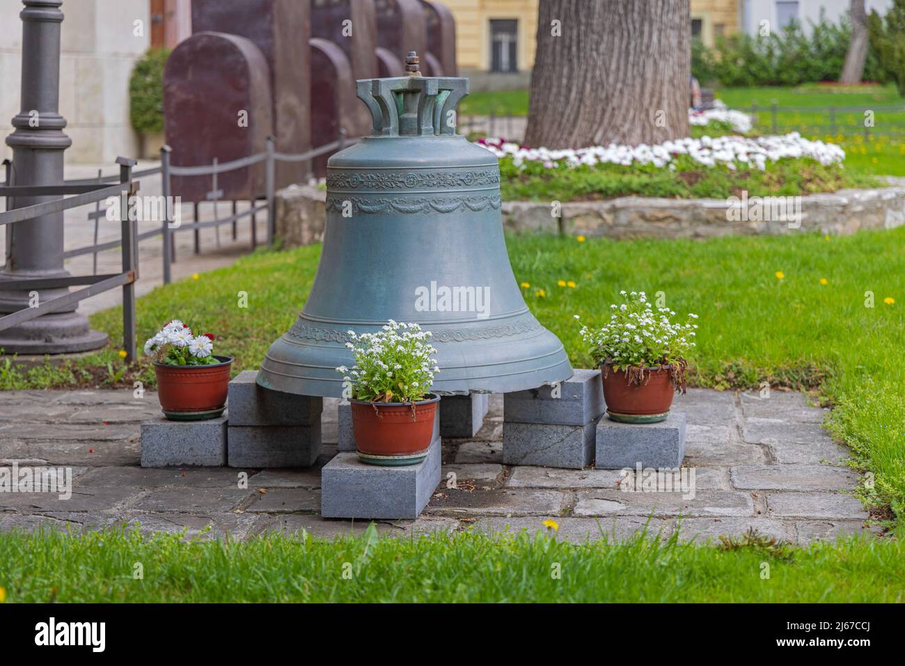Old iron bell hi-res stock photography and images - Alamy