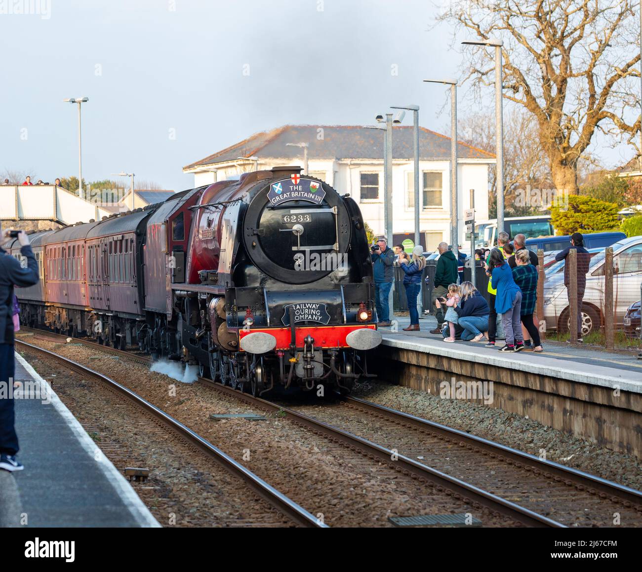 Camborne,Cornwall,UK,28TH April 2022, The 84-year-old Red steam ...