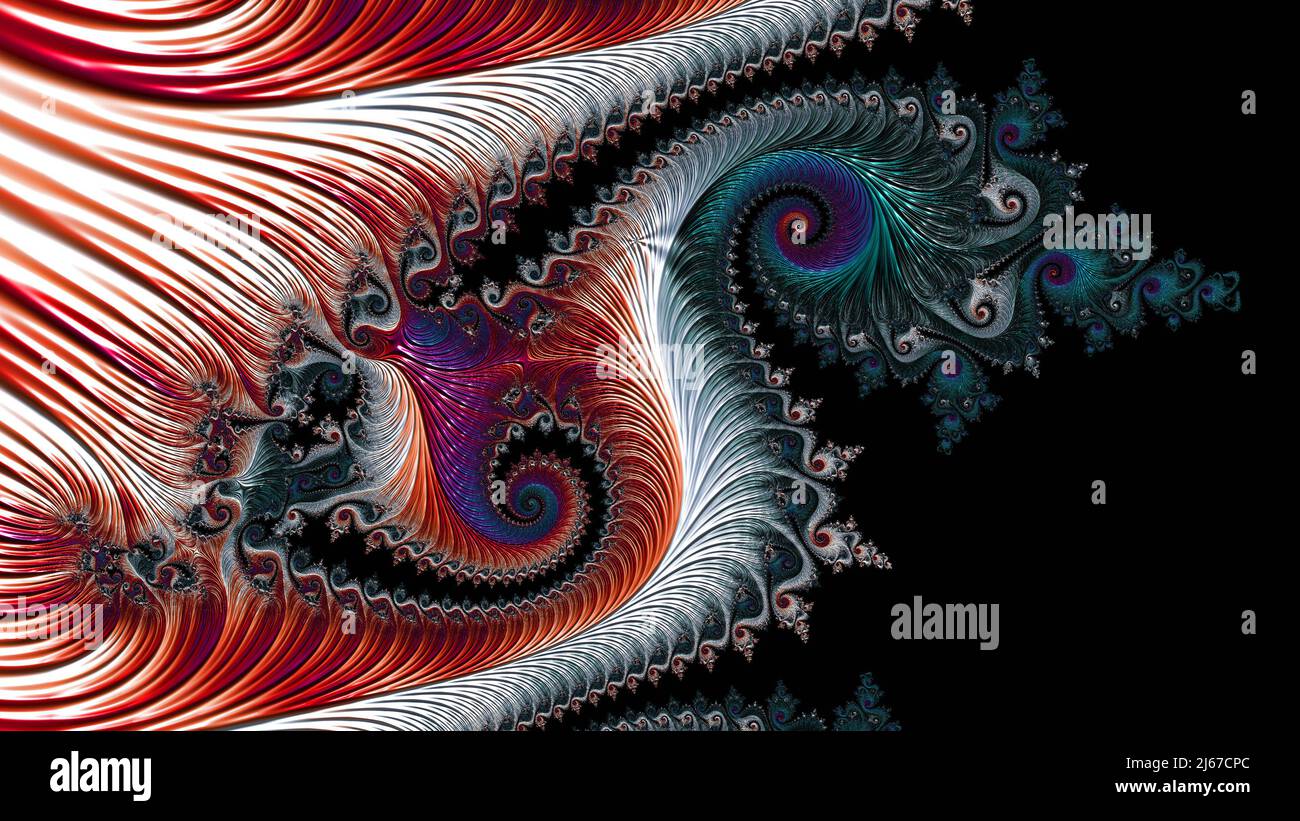 Abstract Computer generated Fractal design. A fractal is a never-ending pattern. Fractals are ...