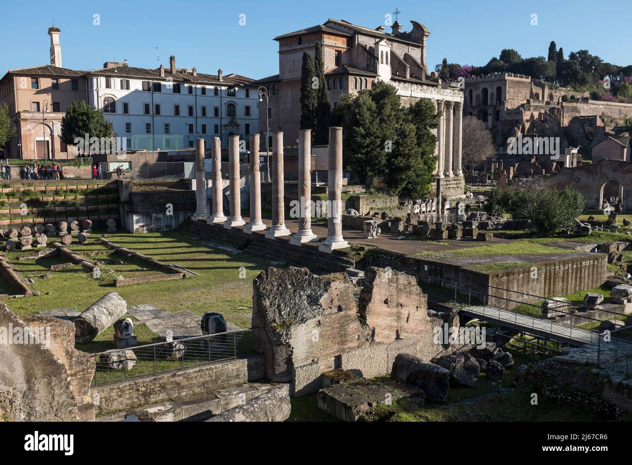 The Roman Forum Rome Italy Stock Photo - Alamy