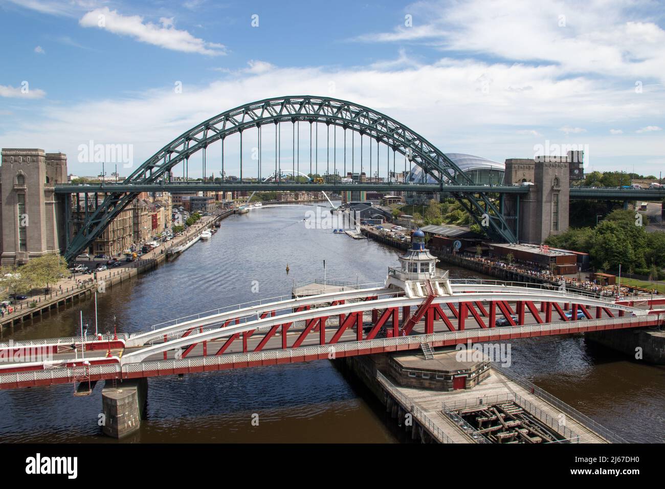 Bridges Over the River Tyne in Newcastle - Including Tyne Bridge and ...