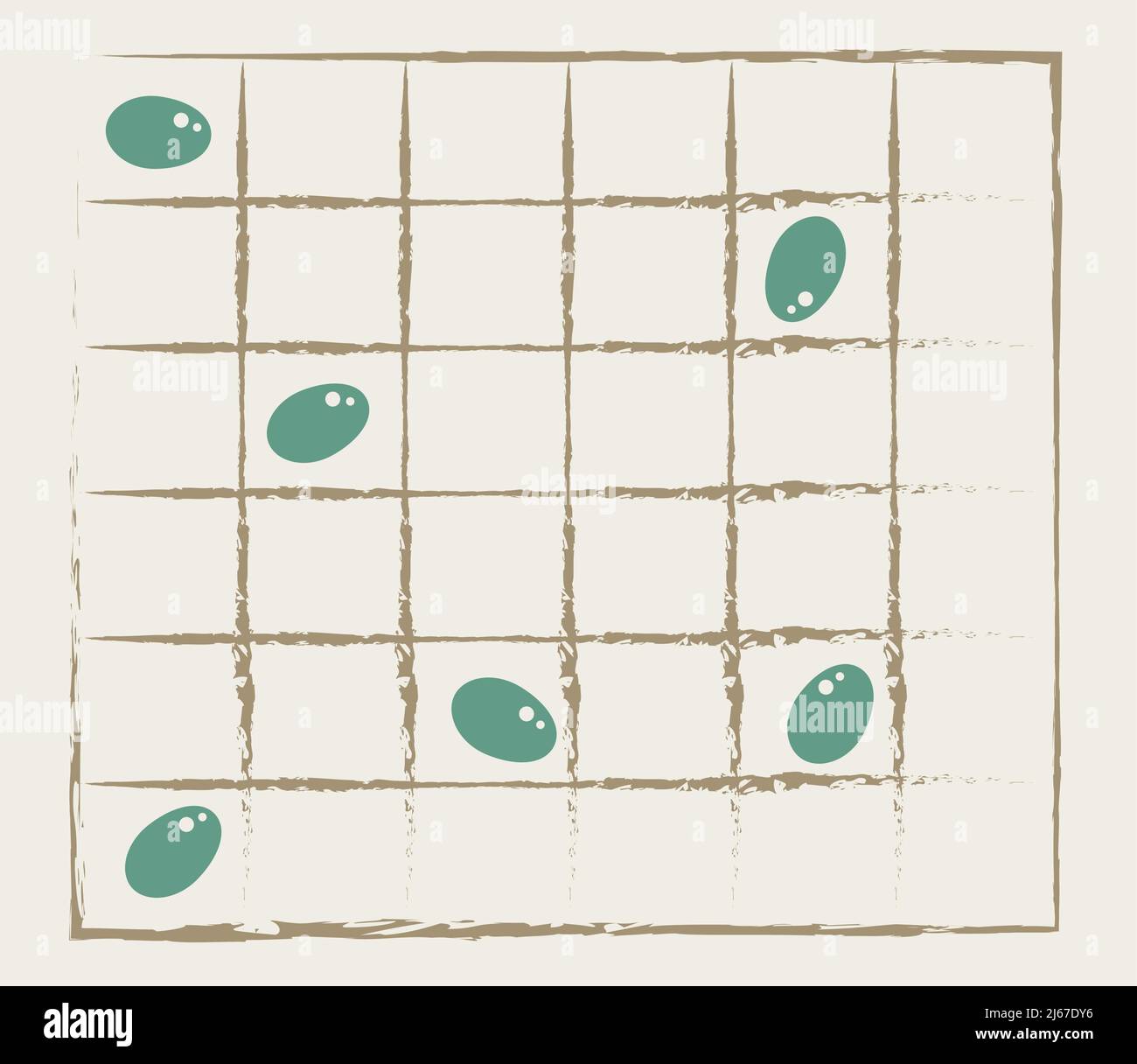 Mediterranean green olives market Stock Vector Images - Alamy