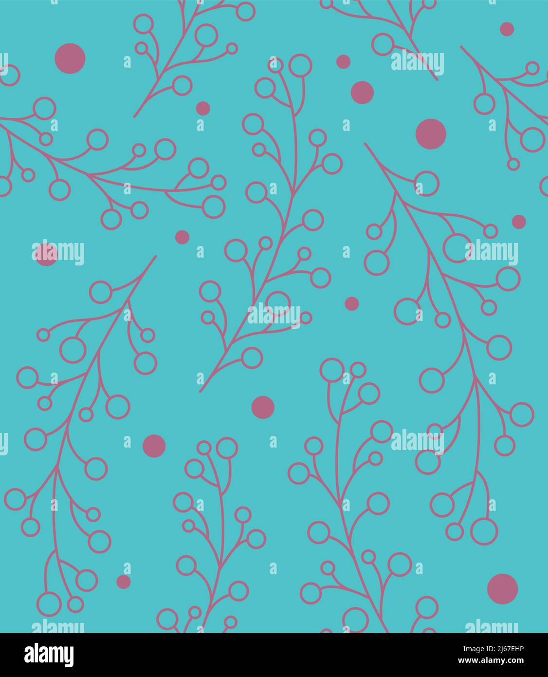 Seamless pattern in nature style Stock Vector Image & Art - Alamy