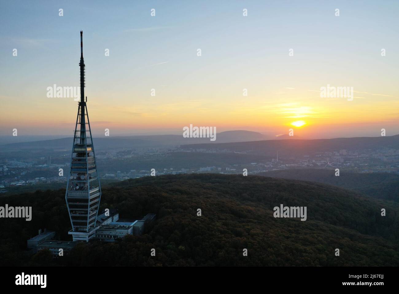Tv tower at mountain kamzik in slovakia hi-res stock photography and ...