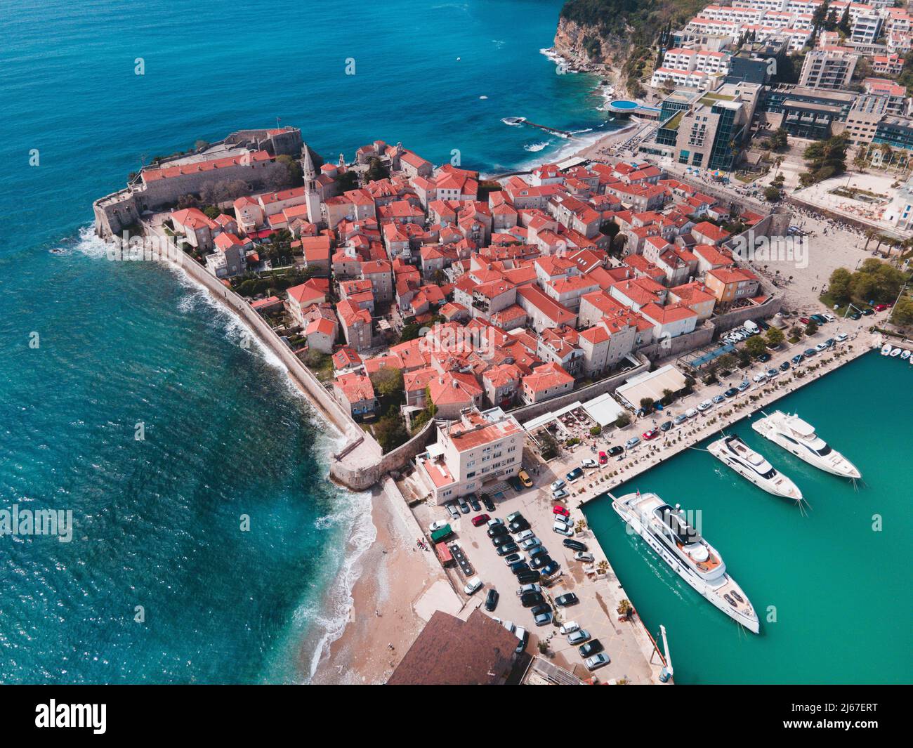 Budvas old town hi-res stock photography and images - Alamy
