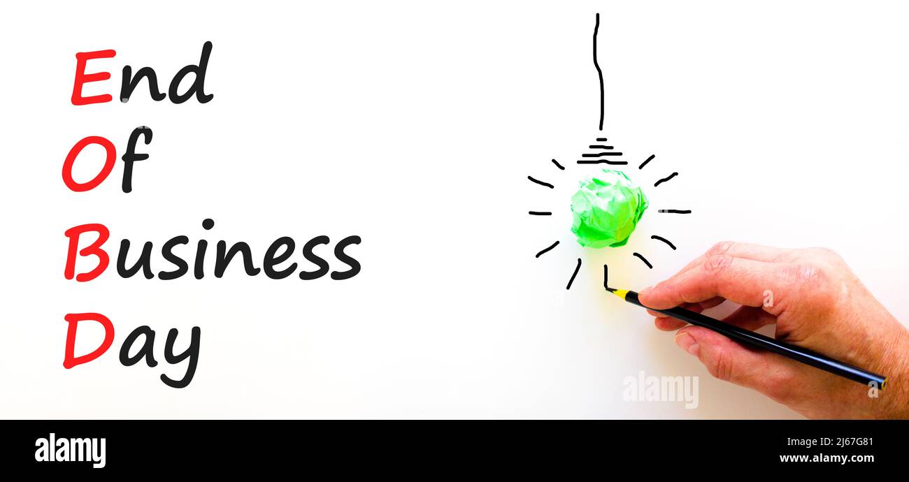 Eob symbol hi-res stock photography and images - Alamy