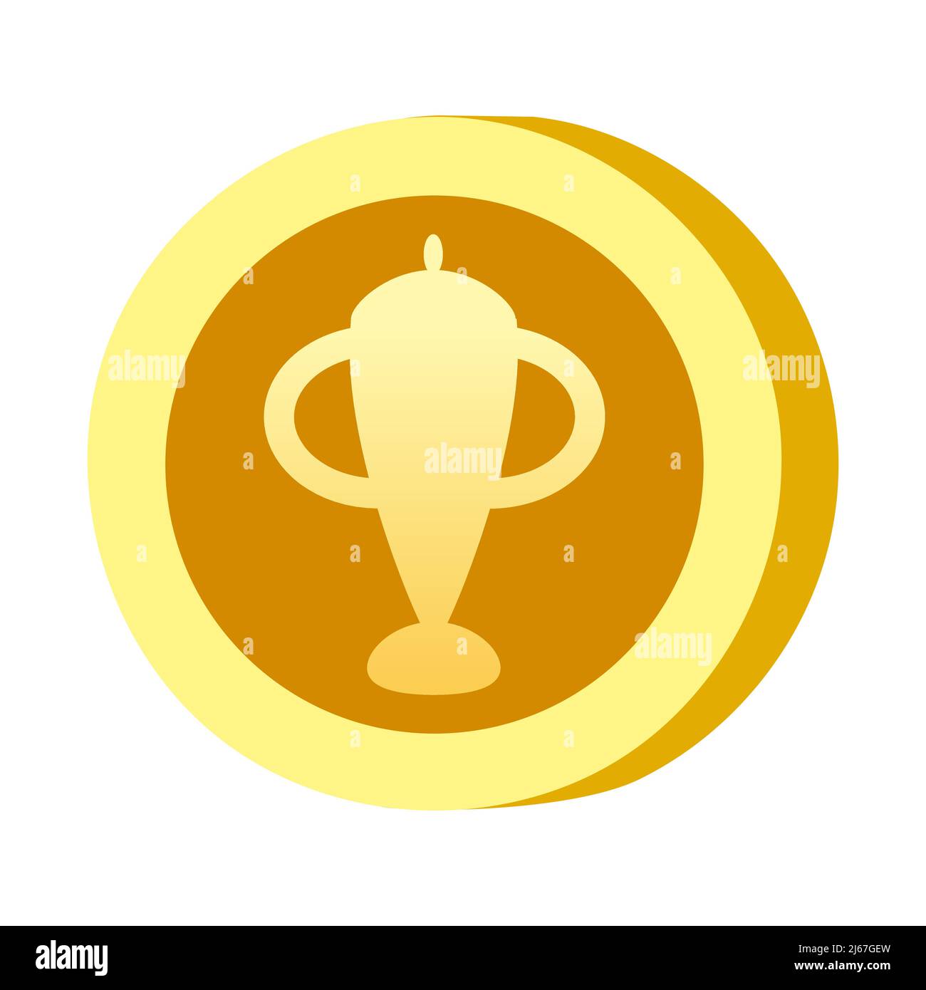 Icon Cup shape. Gambling symbol, object. Vector illustration Stock ...