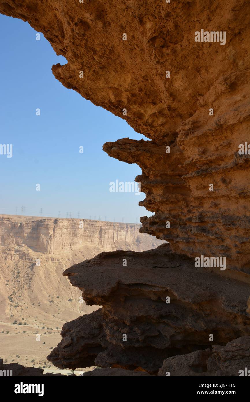 Edge of the world from Riyadh Saudi Arabia Stock Photo - Alamy
