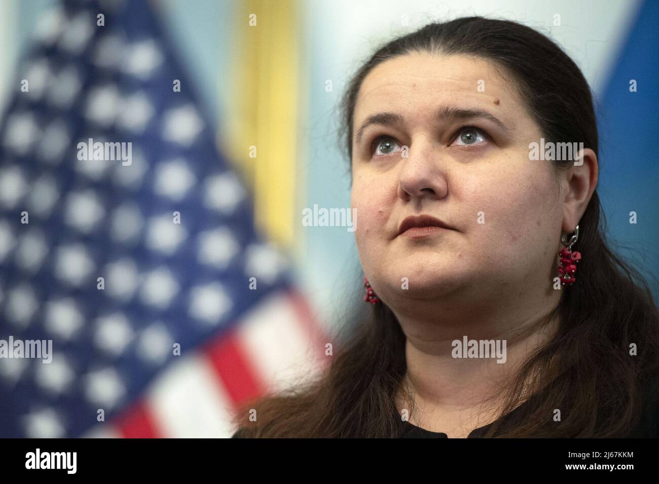 Washington DC, USA. 28th Apr, 2022. Ambassador of Ukraine to the United ...