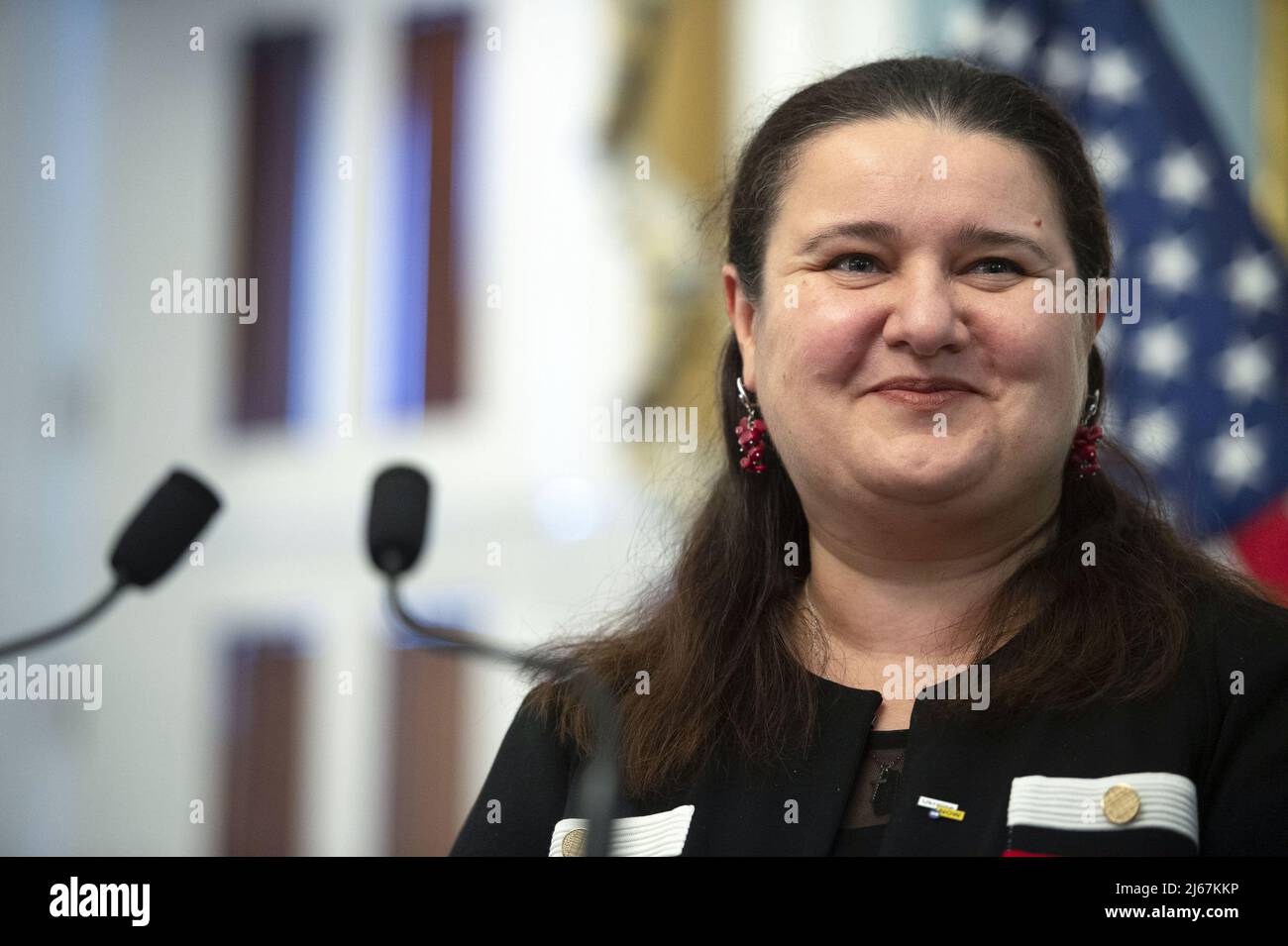 Washington DC, USA. 28th Apr, 2022. Ambassador of Ukraine to the United ...