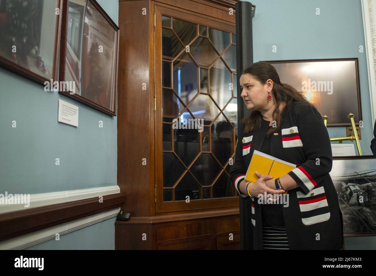 Washington DC, USA. 28th Apr, 2022. Ambassador of Ukraine to the United ...