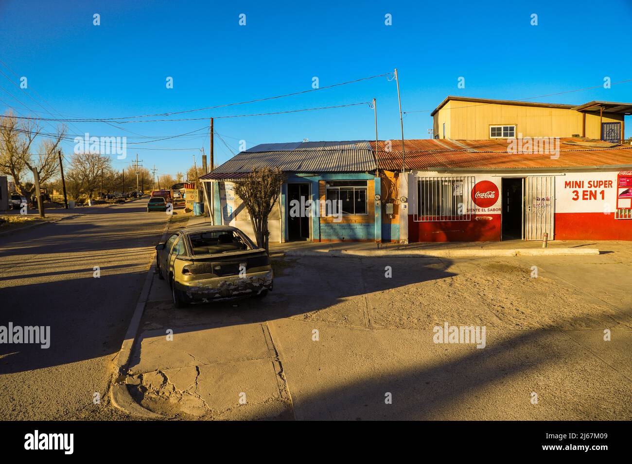 Esqueda, Sonora, Mexico. Esqueda town in the municipality of Fronteras ...