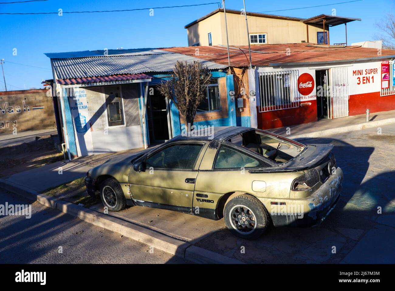 Esqueda, Sonora, Mexico. Esqueda town in the municipality of Fronteras ...