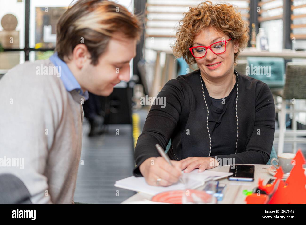 New normal men woman hi-res stock photography and images - Alamy