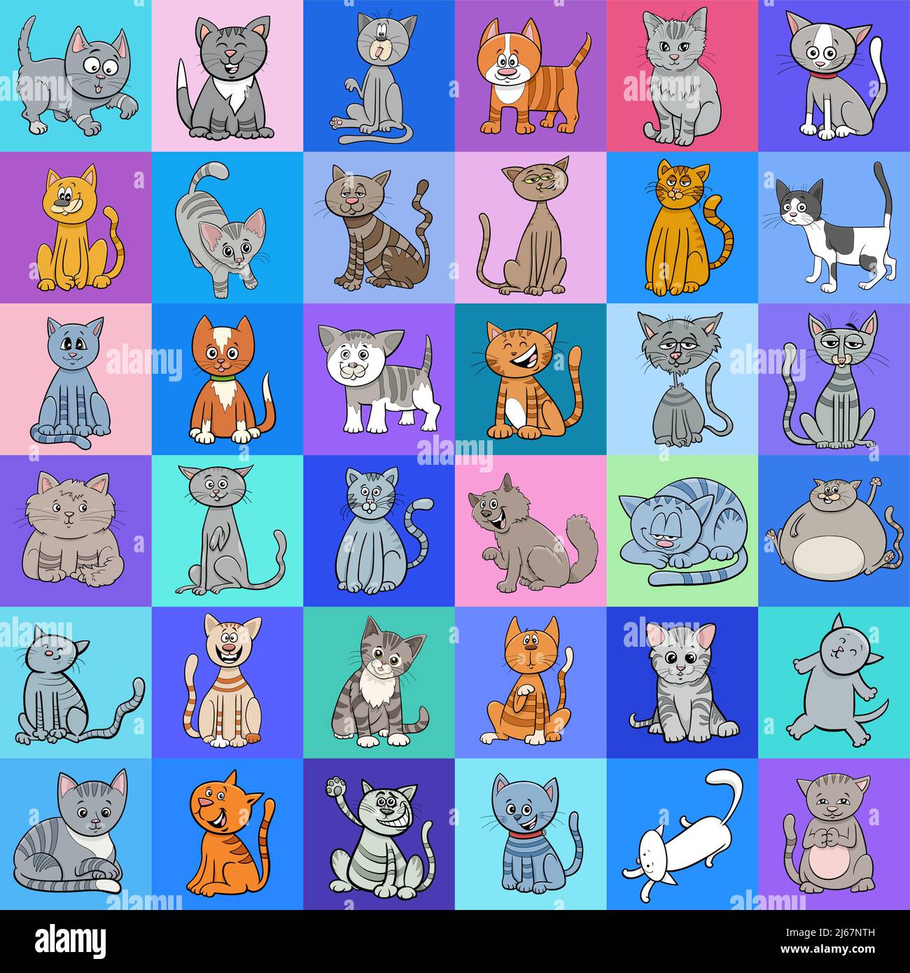 Cartoon illustration of background or pattern or decorative paper ...