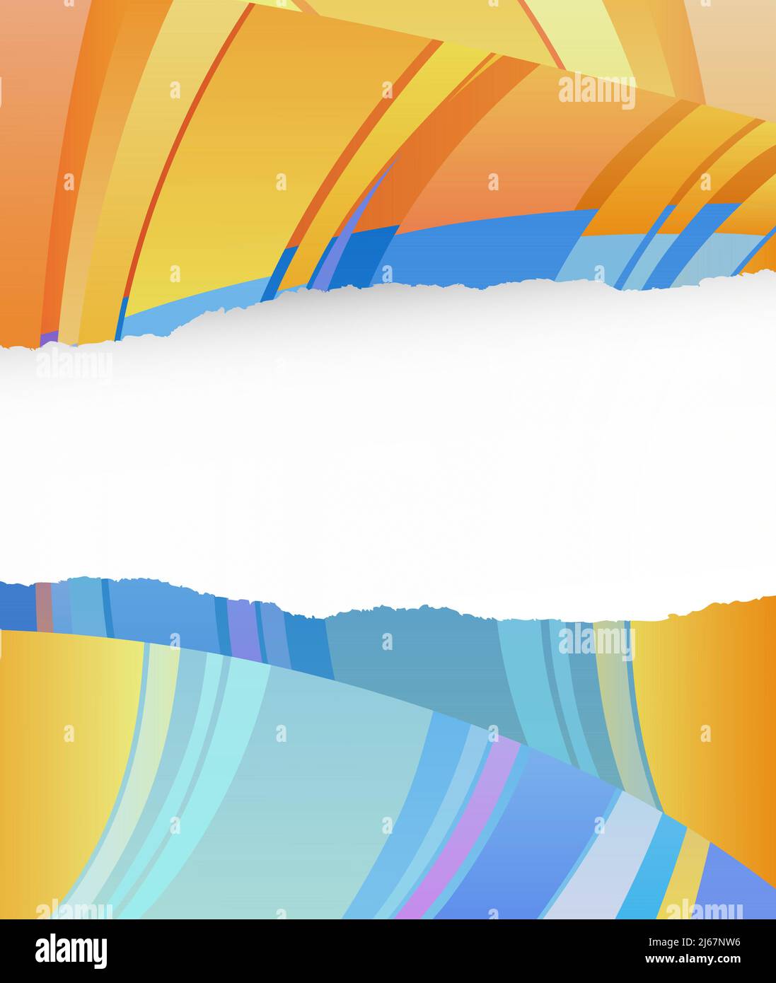 Vector illustration of abstract wave geometric background template ...