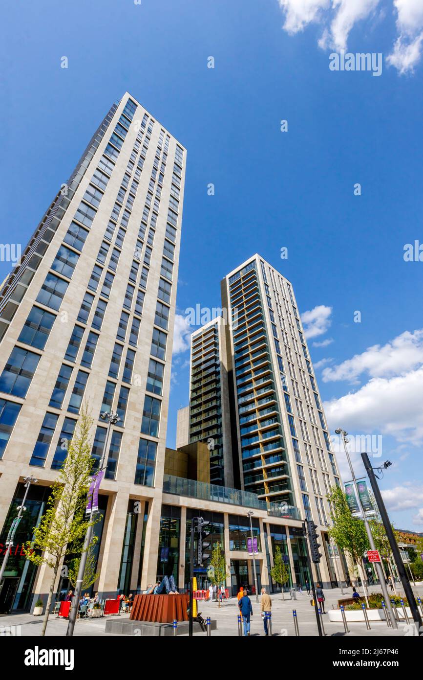 View the town cente towers of the new recently completed Victoria ...