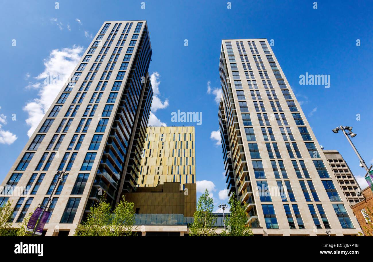 View the town cente towers of the new recently completed Victoria ...