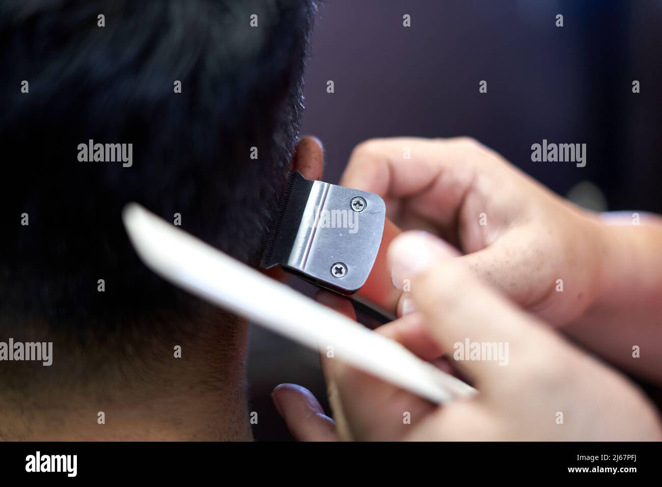 Electric hair cutting machine hi-res stock photography and images - Alamy